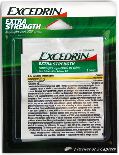 Excedrin Extra Strength Blister Pack Wholesale, Excedrin Blister Packs ...