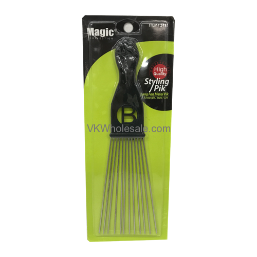 Long Fan Metal Hair Pik Wholesale, Hair Combs Wholesale